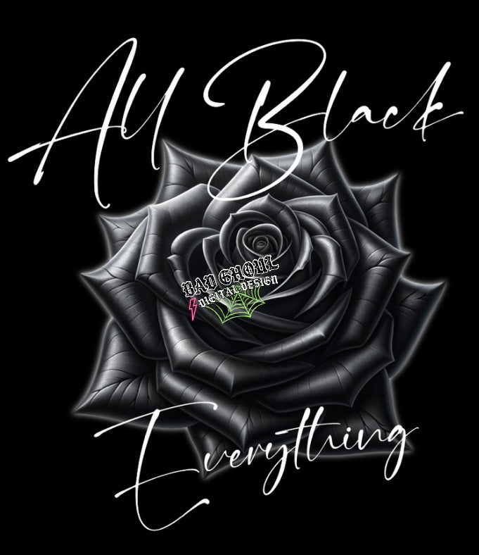 All Black Everything PNG Download – Rebel Mocks & Badghoul Digital