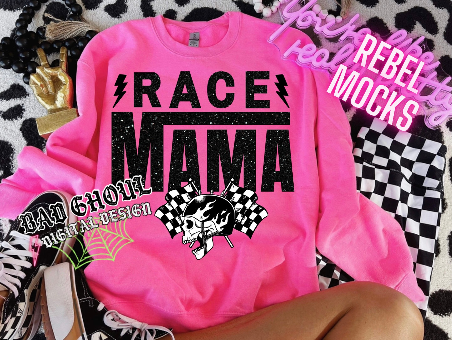 Race Mama PNG Download – Rebel Mocks & Badghoul Digital