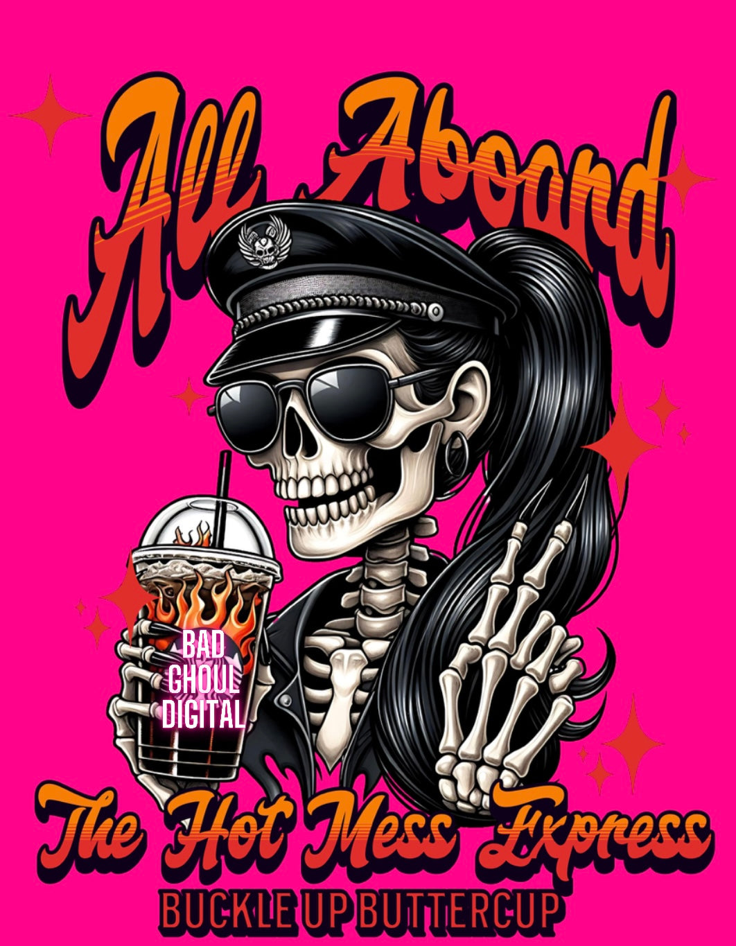 Hot Mess Express PNG Download – Rebel Mocks & Badghoul Digital