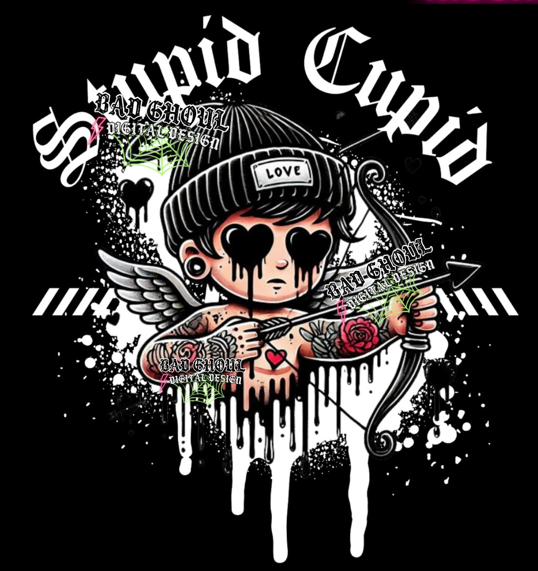 Stupid Cupid PNG Download – Rebel Mocks & Badghoul Digital