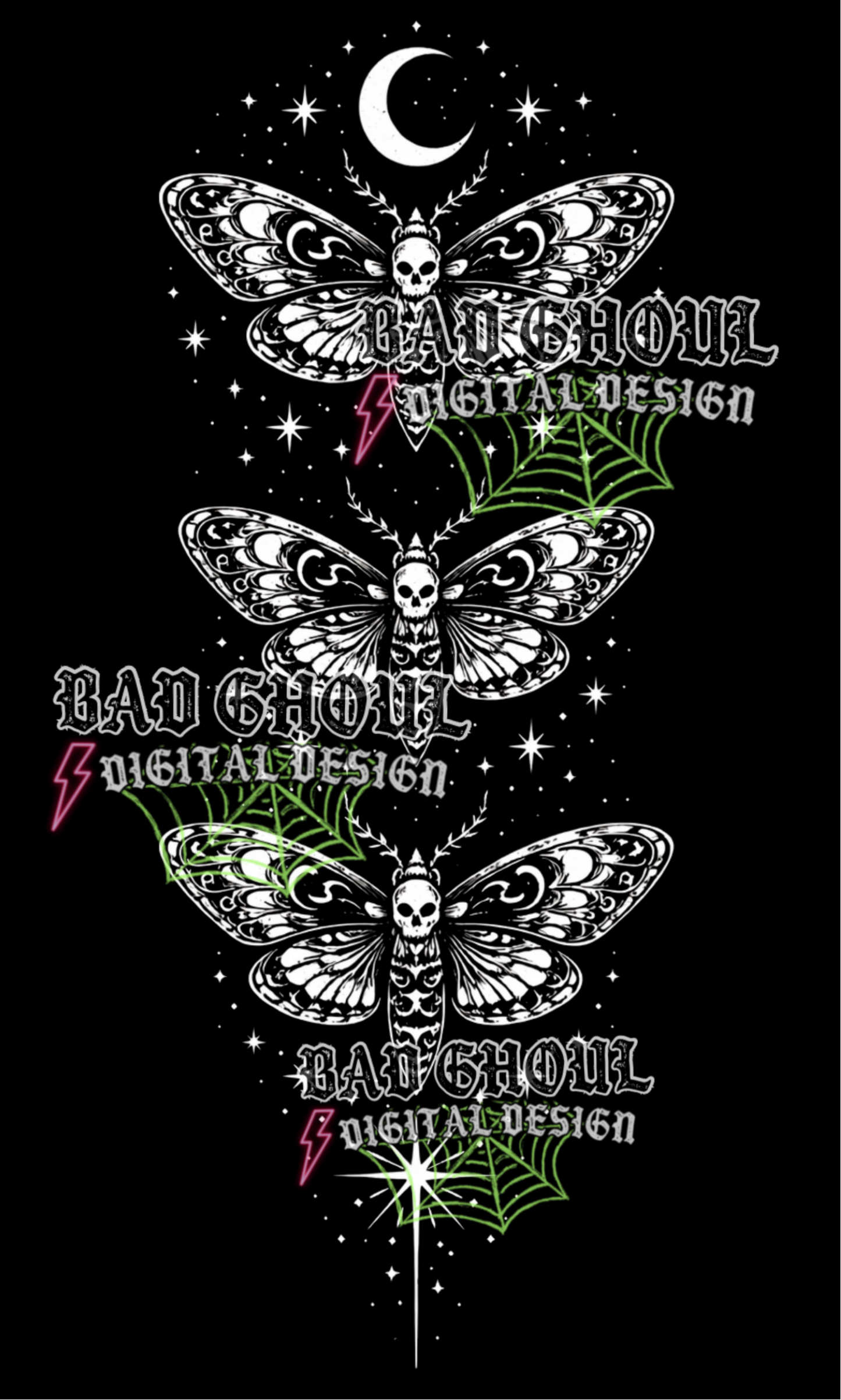 Death Moth Sleeve | PNG DOWNLOAD BLACK FAB ONLY – Rebel Mocks ...