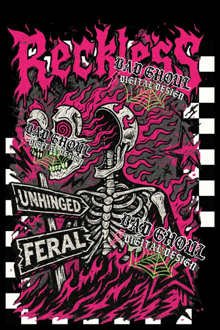 Reckless PNG Download – Rebel Mocks & Badghoul Digital