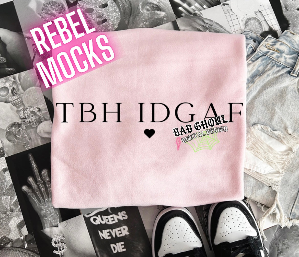 TBH Text Bundle PNG Download – Rebel Mocks & Badghoul Digital