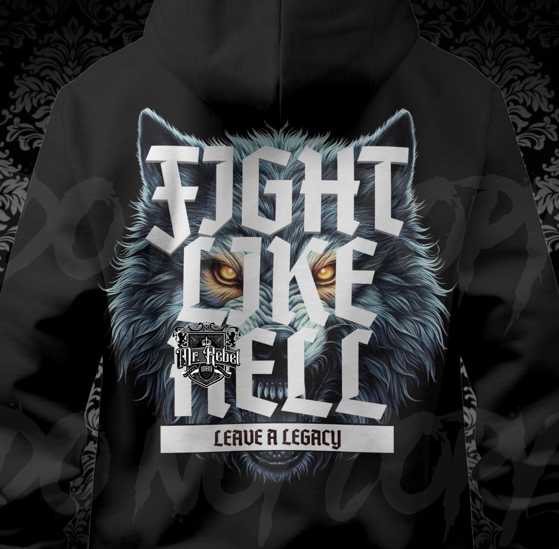 Fight Like Hell PNG Download – Rebel Mocks & Badghoul Digital