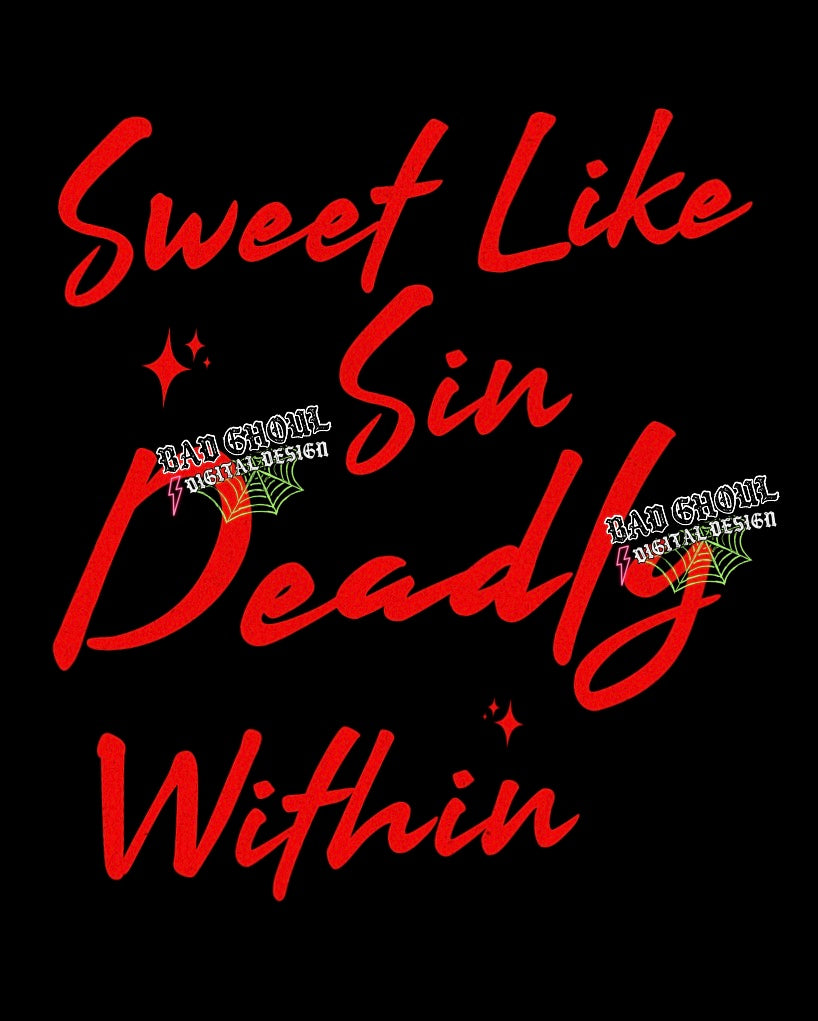 Sweet Like Sin PNG Download – Rebel Mocks & Badghoul Digital