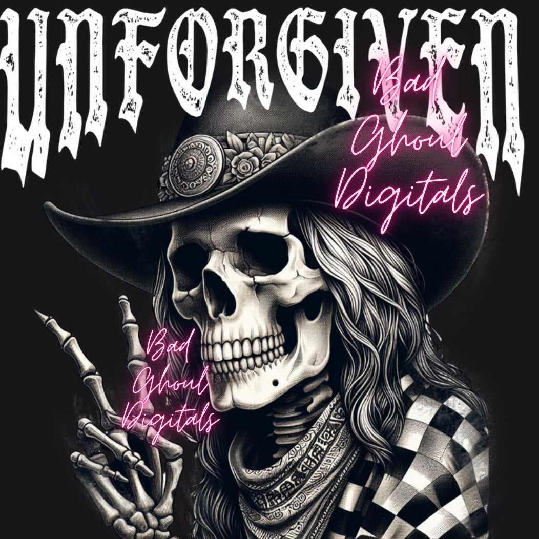 Unforgiven Cowboy DTF & Sub Friendly – Rebel Mocks & Badghoul Digital