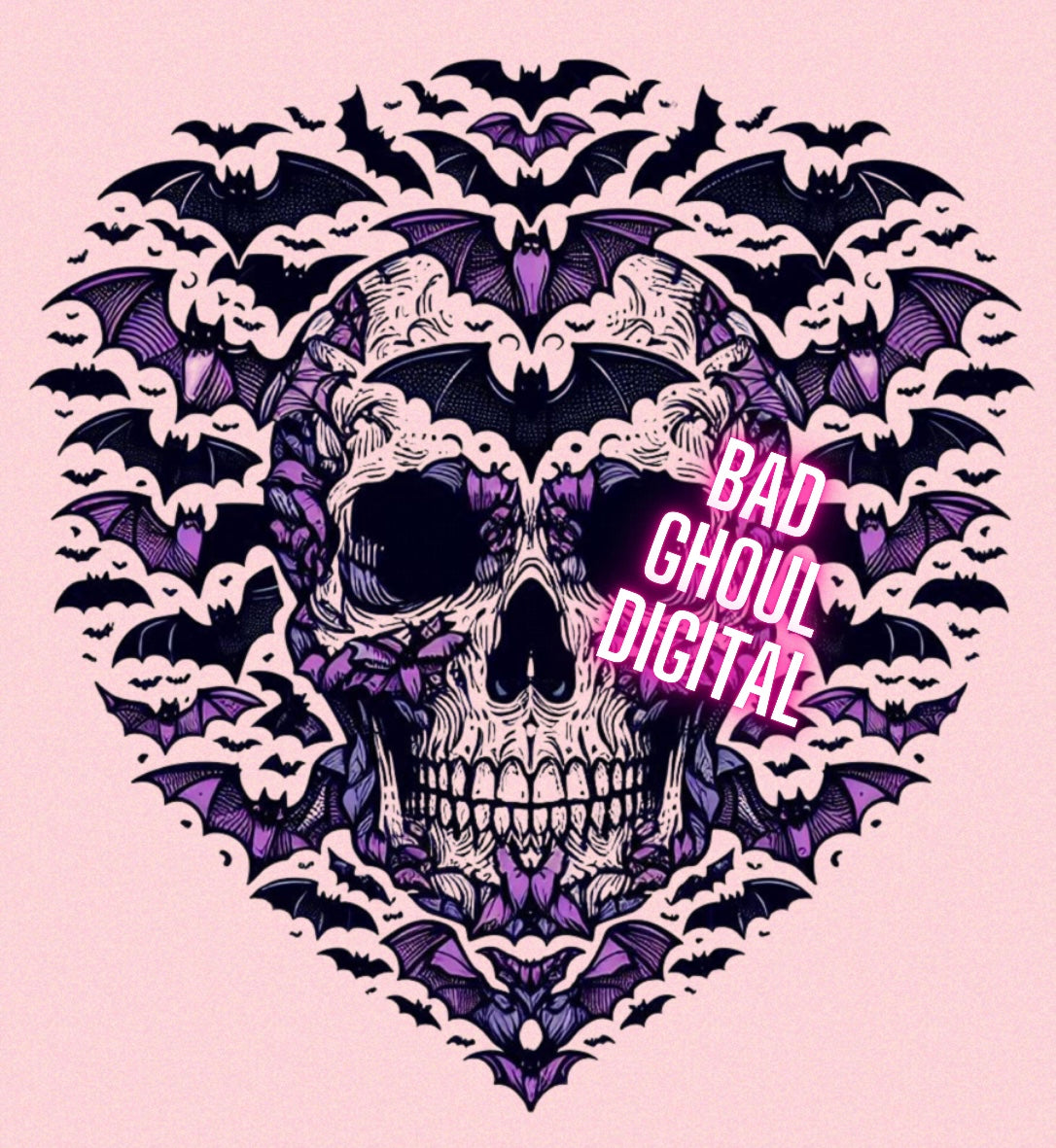 Skelly Bats PNG Download – Rebel Mocks & Badghoul Digital