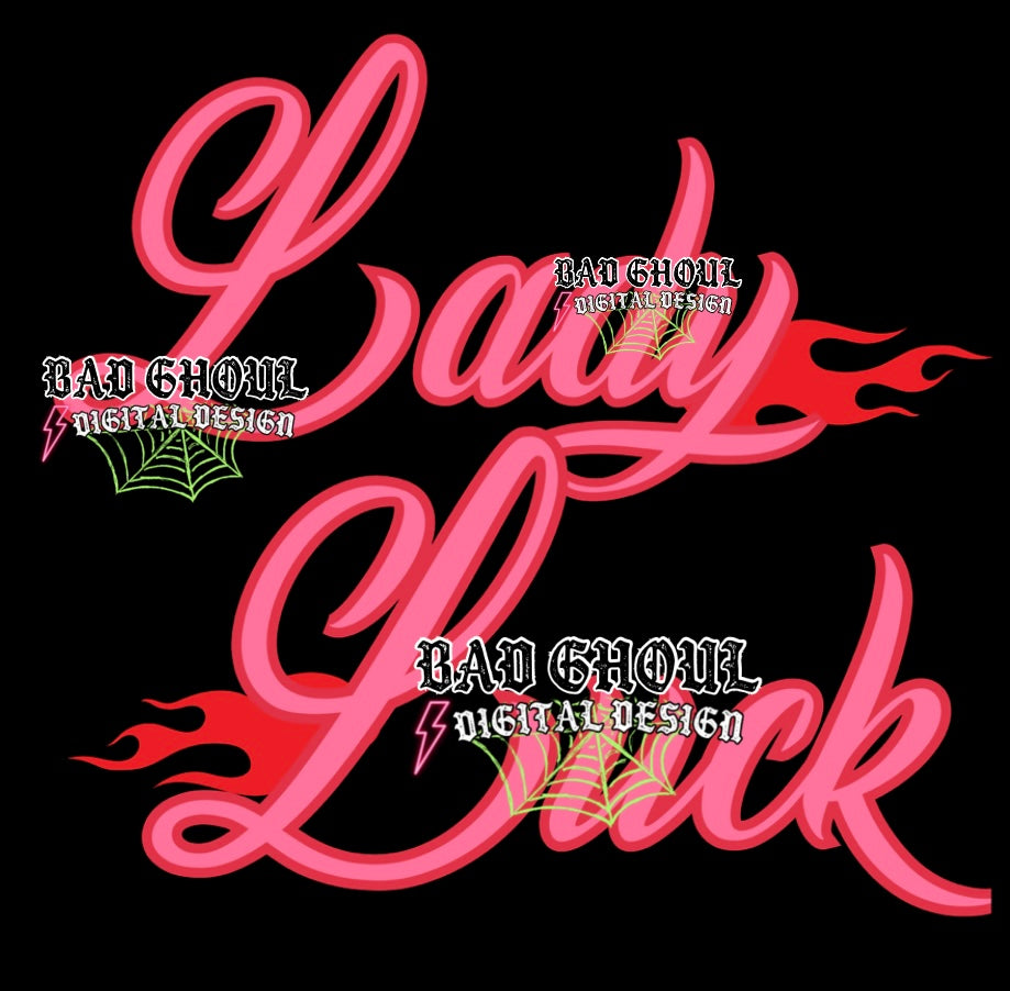 Lady Luck PNG Download – Rebel Mocks & Badghoul Digital