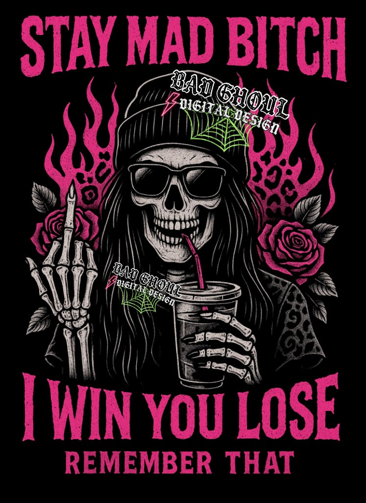 Stay Mad PNG Download black fab only – Rebel Mocks & Badghoul Digital