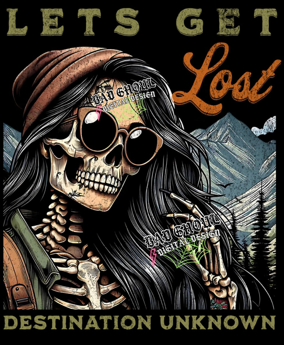 Lets Get Lost PNG Download – Rebel Mocks & Badghoul Digital