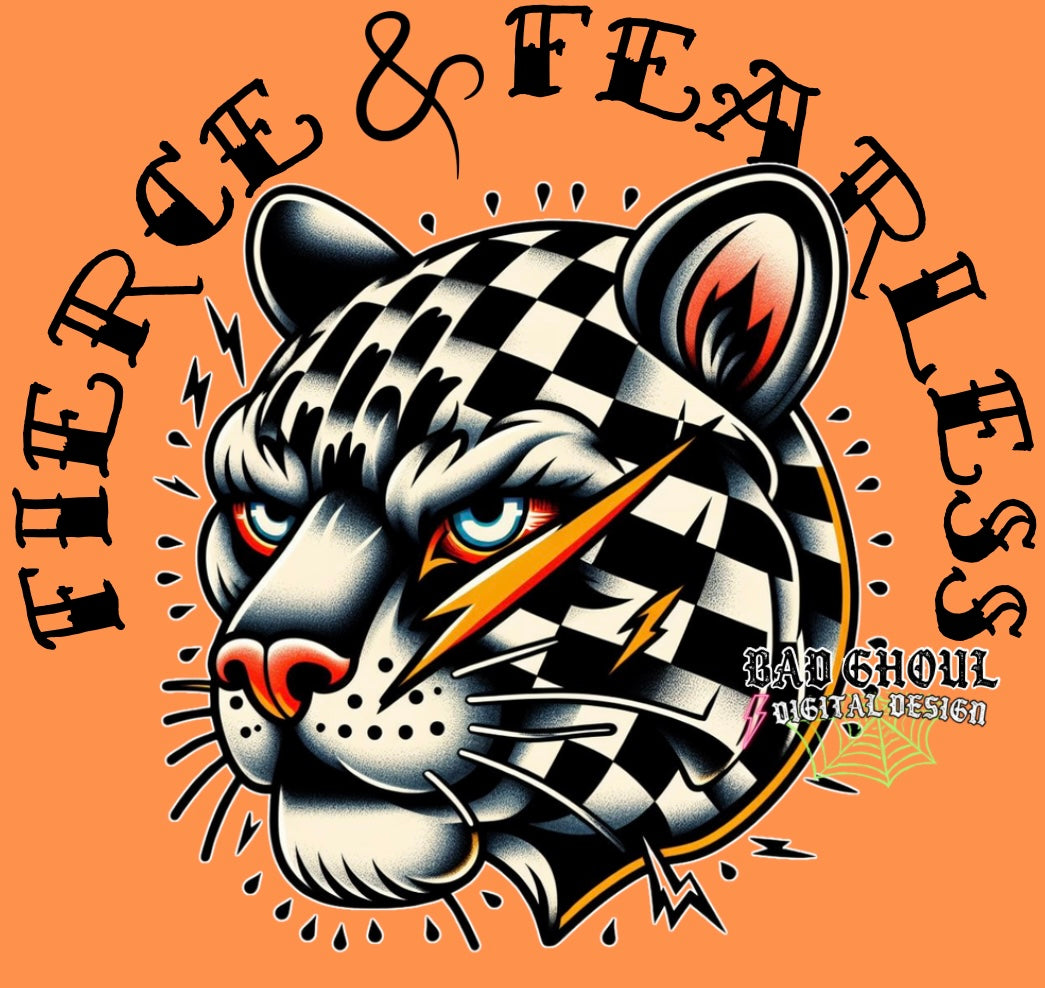 Fierce & Fearless PNG download DTF & Sub Friendly – Rebel Mocks ...