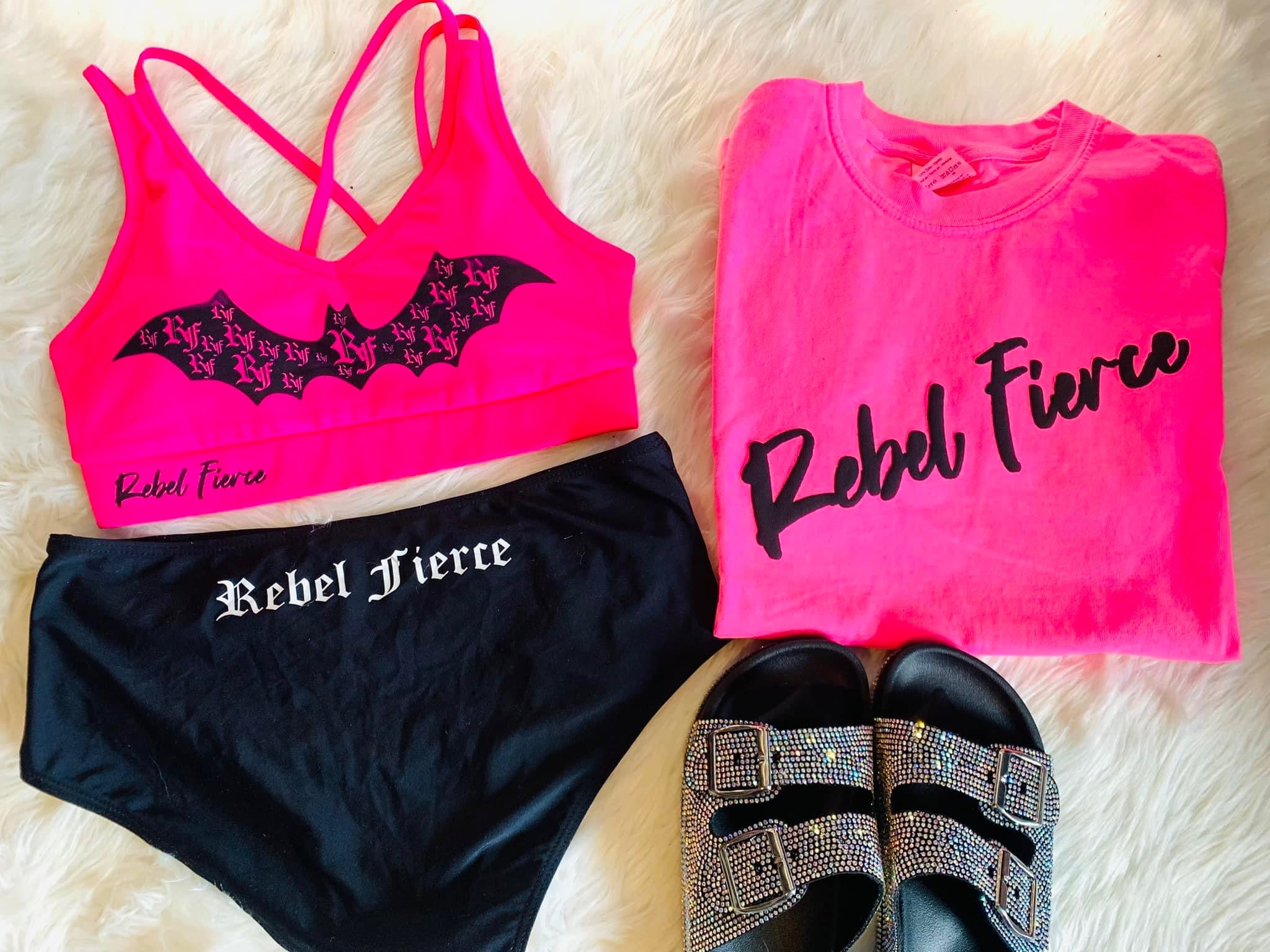 Hot Pink Bat Bikini – Rebel Mocks & Badghoul Digital