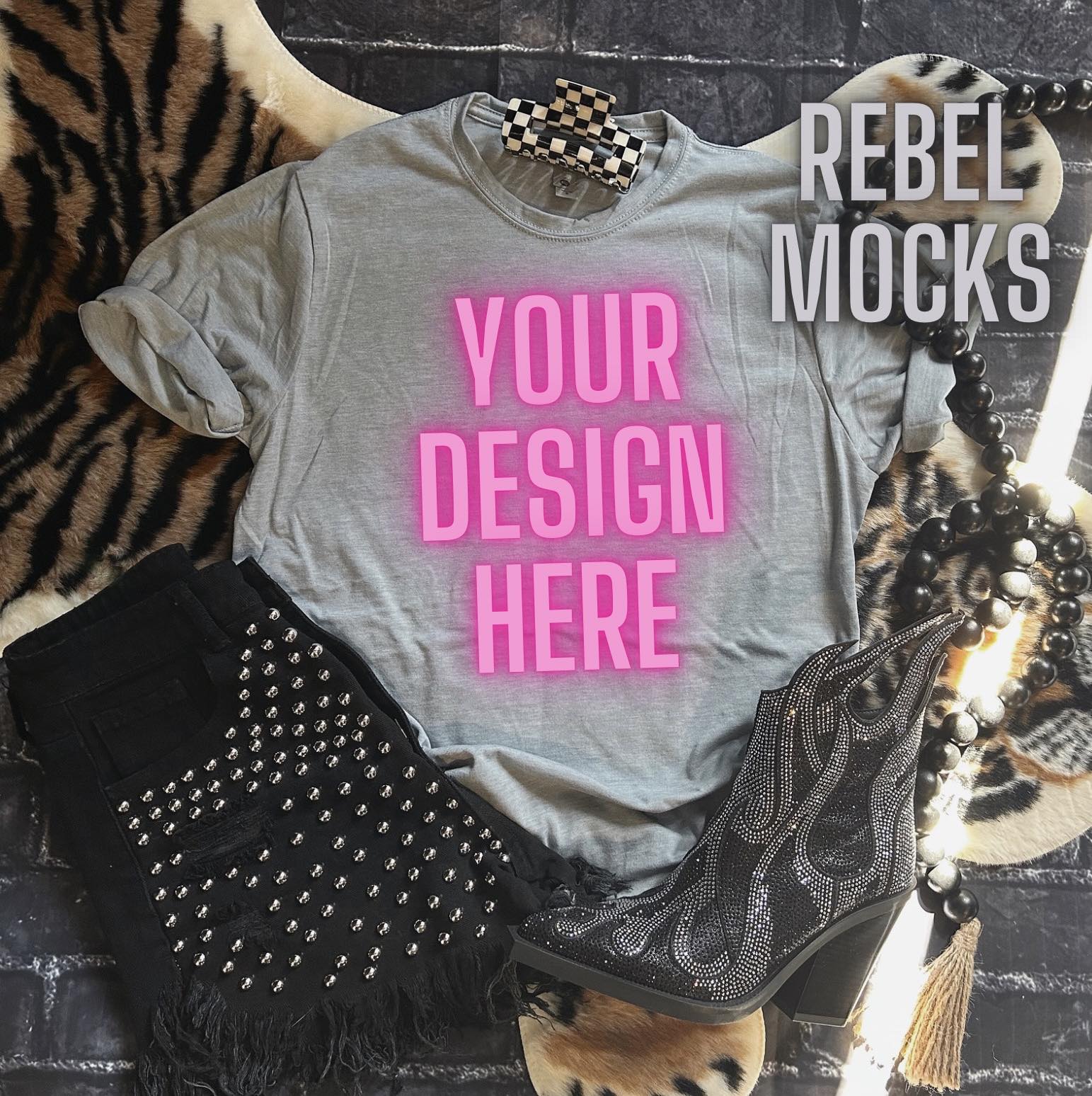 2MOCK Bundle Next Level Stonewash Blue Mock Up flat lays SUB FRIENDLY ...